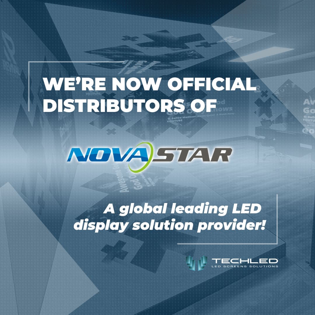 Techled is now an official distributor of NovaStar - TechLed