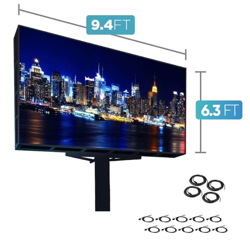 Led Video Wall NovaStar P6mm 9.4' x 6.3' Outdoor Turn-Key LED System 6 ...