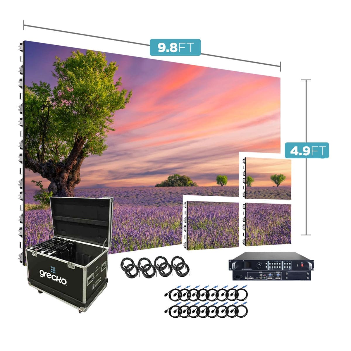 Led Video Wall NovaStar P2.97mm 9.8′ x 4.9′ Outdoor Turn-Key LED System ...