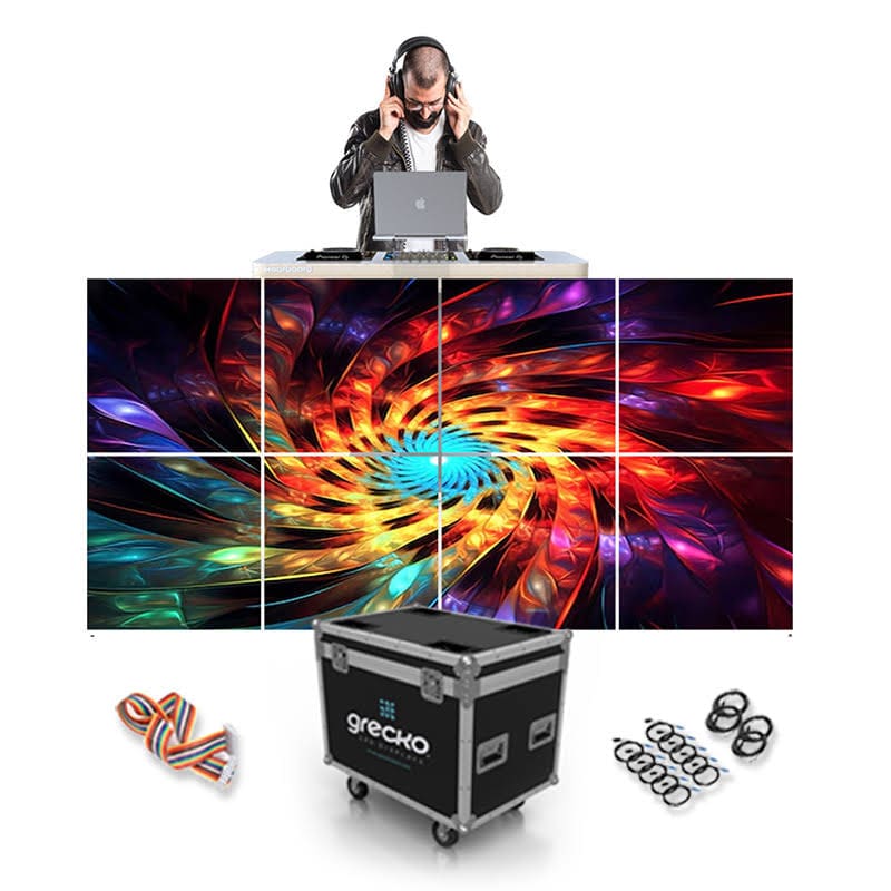 led video wall for dj booth - led screen pro 3.91mm 500x500 OUTDOOR ...