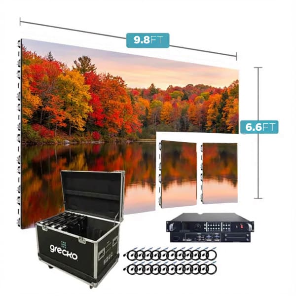 Led Video Wall NovaStar P3.91mm IN 500x1000 9.8' x 6.6' Indoor Turn-Key ...